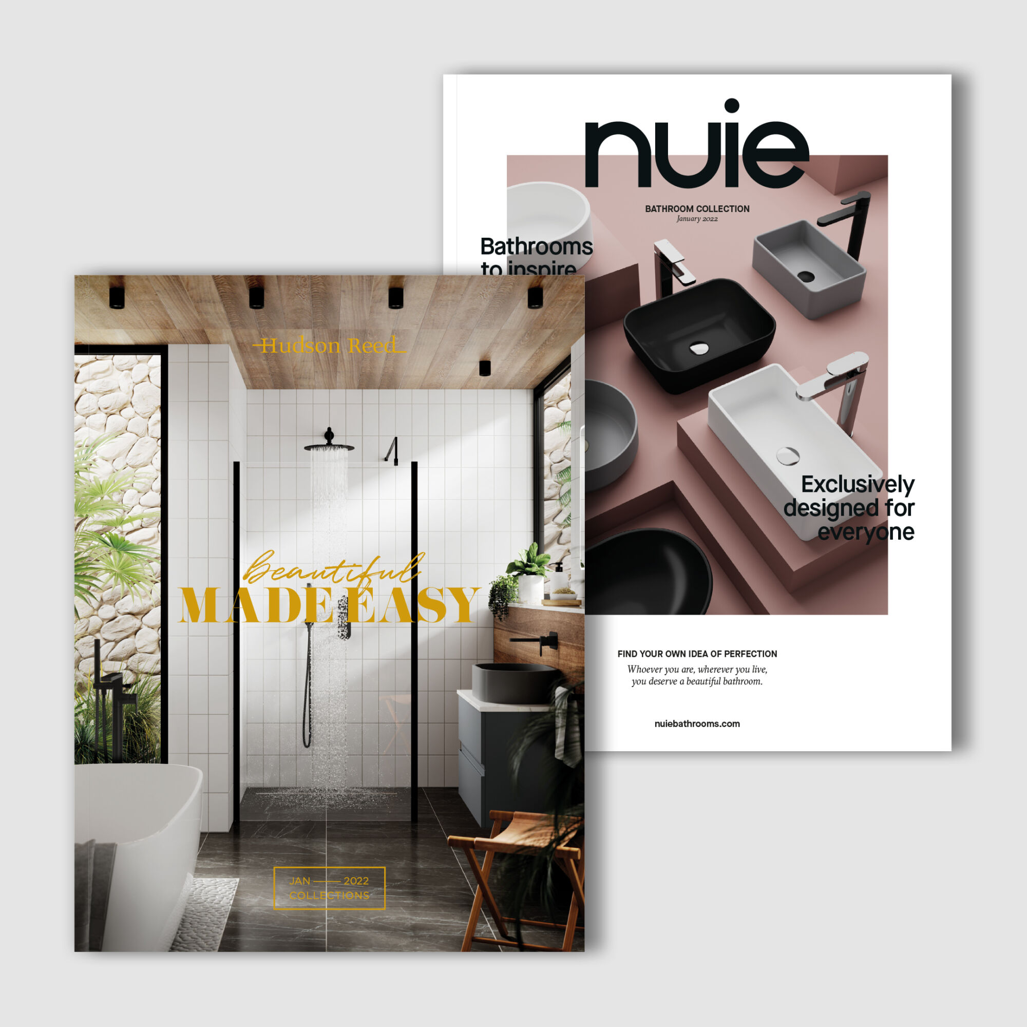 The Roxor Group launches its brand-new Hudson Reed and nuie brochures ...